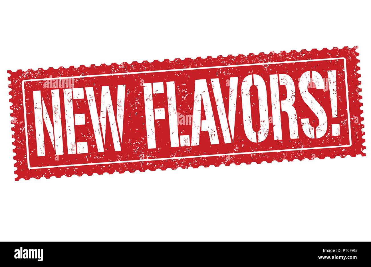New flavors sign or stamp on white background, vector illustration ...