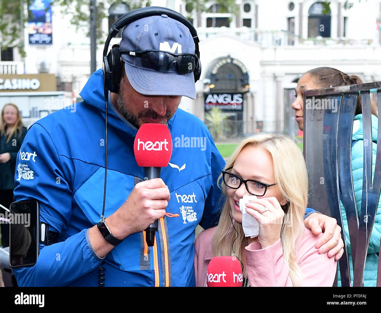Jamie Theakston (left) and Emma Bunton at Global's Make Some Noise ...