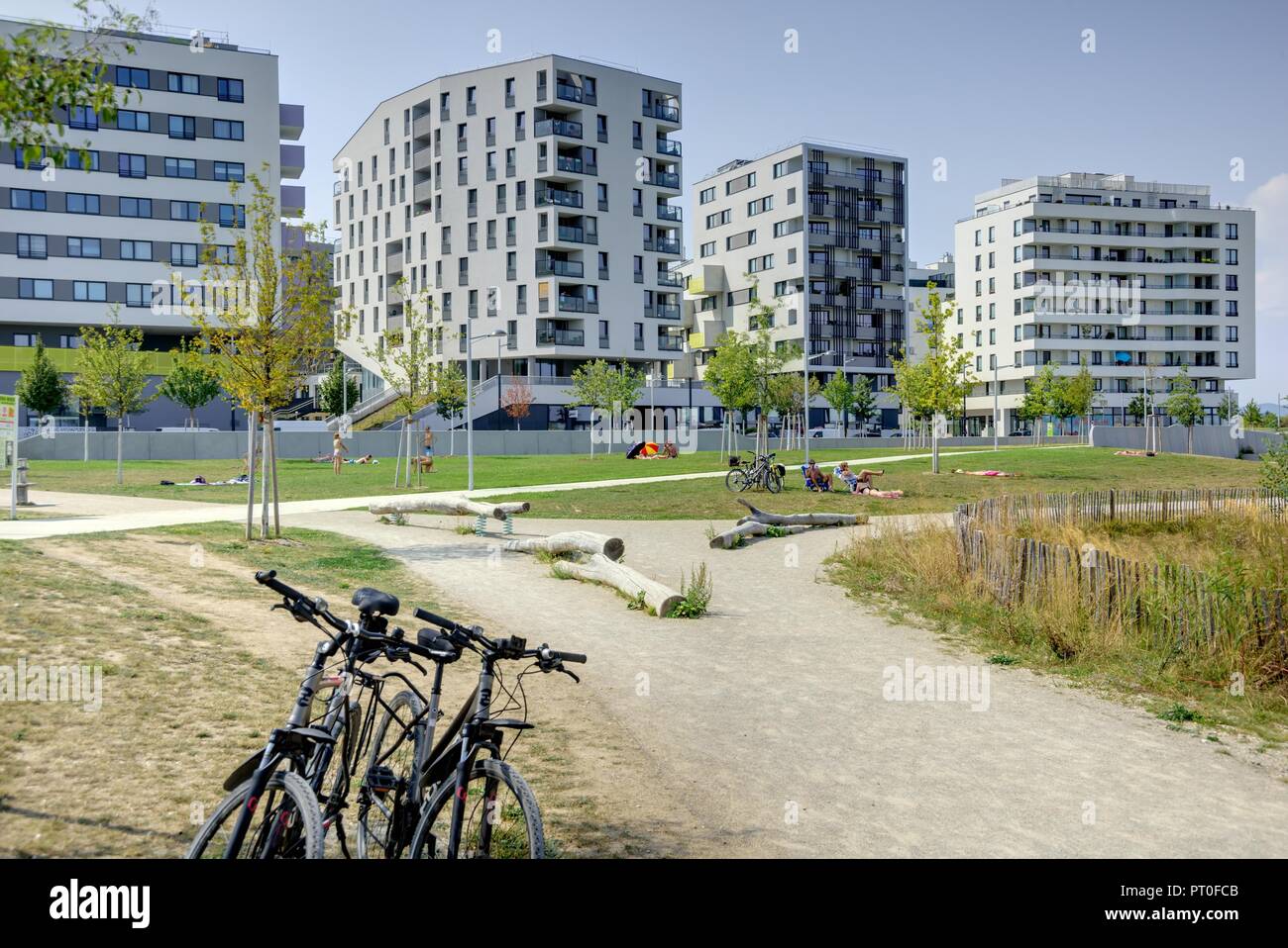 Wien, Stadtentwicklungsbeiet Seestadt Aspern, Waterfront - Vienna, City ...