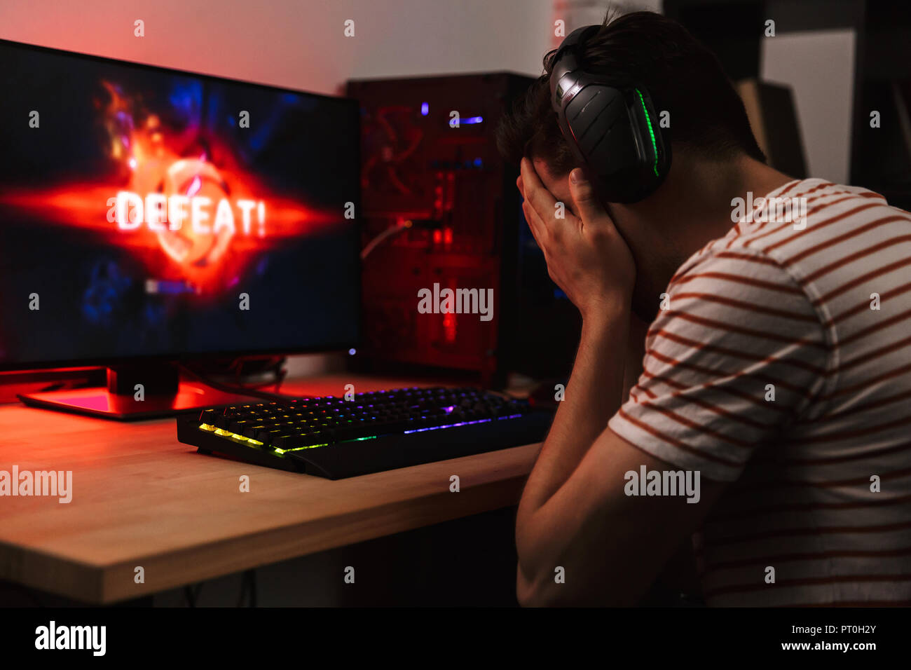 Boy upset night hi-res stock photography and images - Alamy