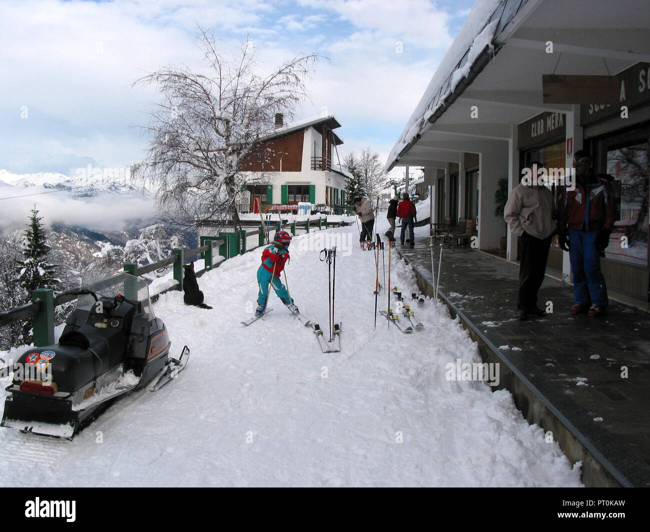 italy, piemonte, people, snow Stock Photo - Alamy
