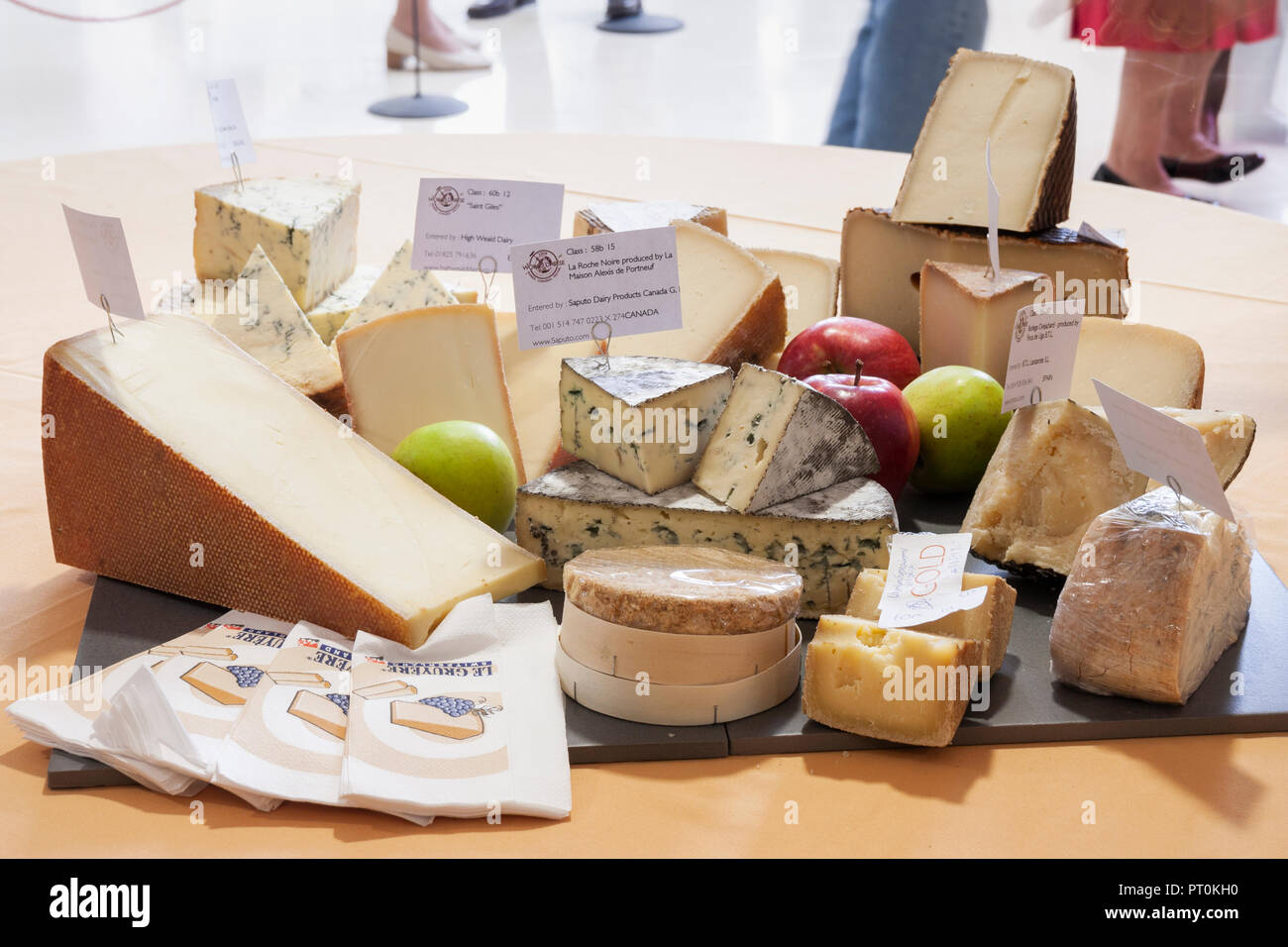Best display cheese hi-res stock photography and images - Alamy