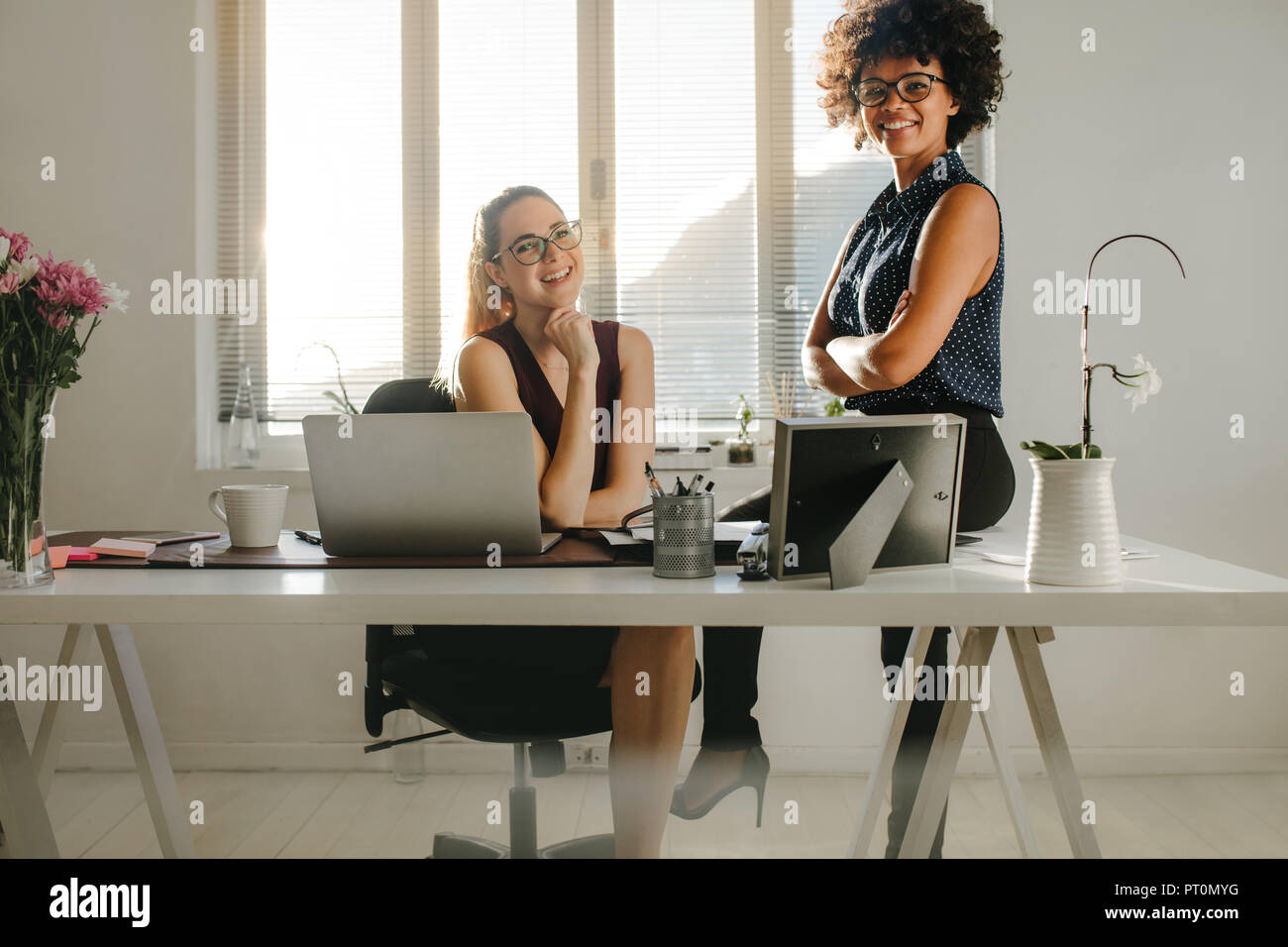 Portrait two professional people hi-res stock photography and images ...