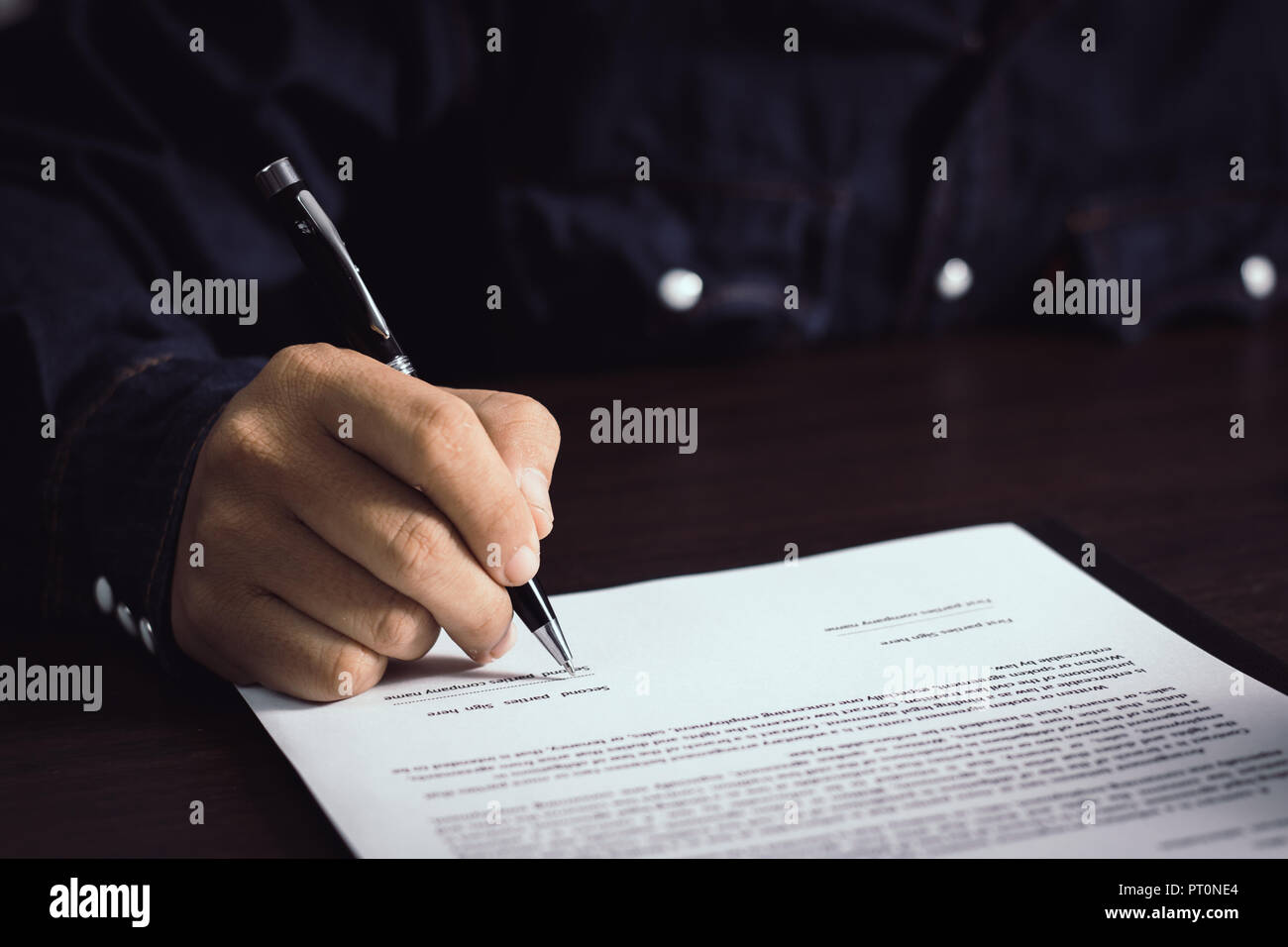 Formal letter writing hi-res stock photography and images - Alamy