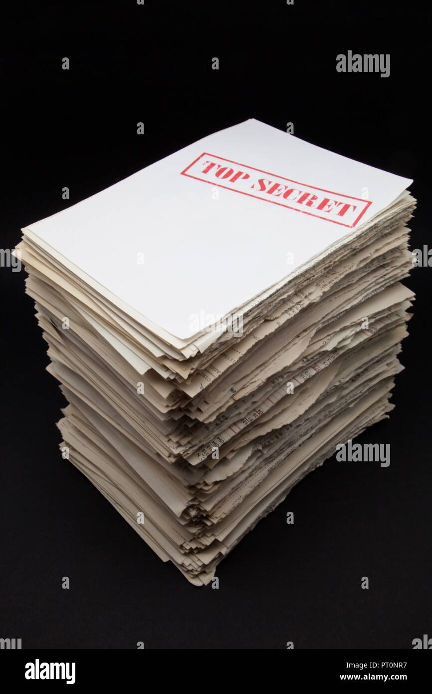 Top secret documents hi-res stock photography and images - Alamy