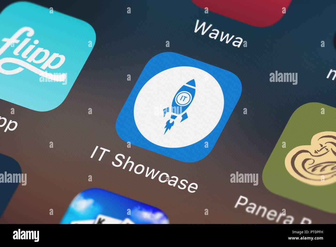 London, United Kingdom - October 05, 2018: Screenshot of the Microsoft ...