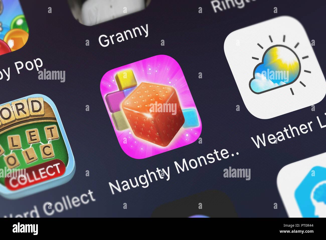 London, United Kingdom - October 05, 2018: Close-up shot of Jam City ...