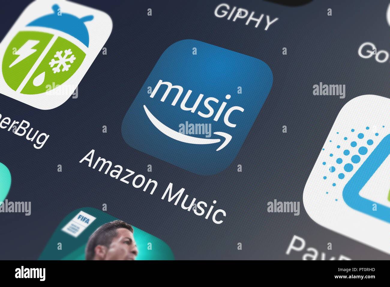 Amazon music app icon hi-res stock photography and images - Alamy