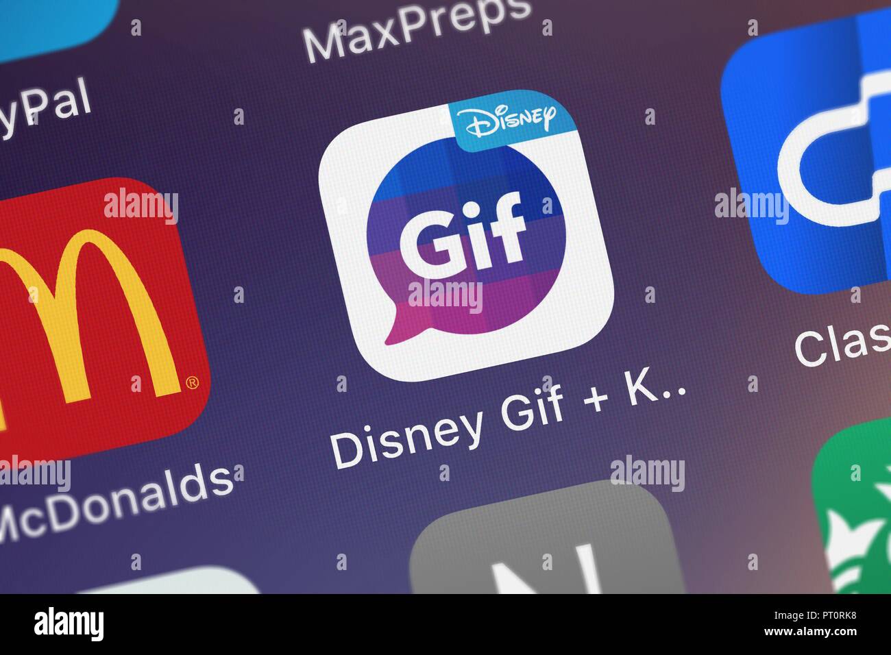 Disney gif keyboard hi-res stock photography and images - Alamy
