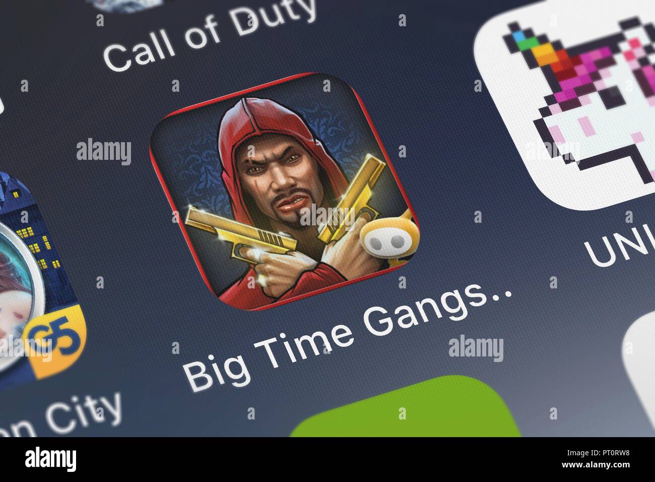 London, United Kingdom - October 05, 2018: Close-up of the Big Time ...