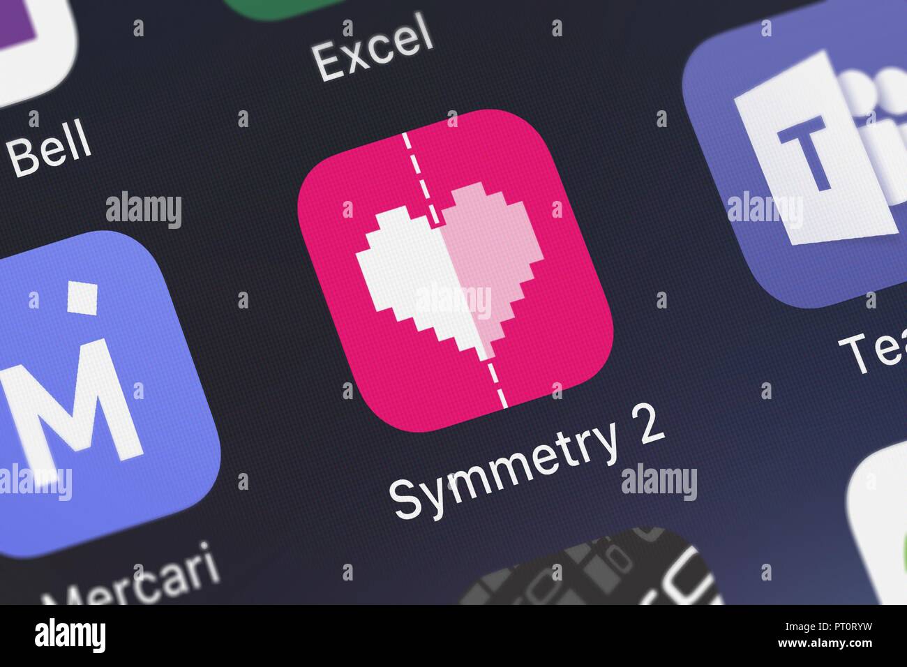 London, United Kingdom - October 05, 2018: The Symmetry 2: Finish the ...