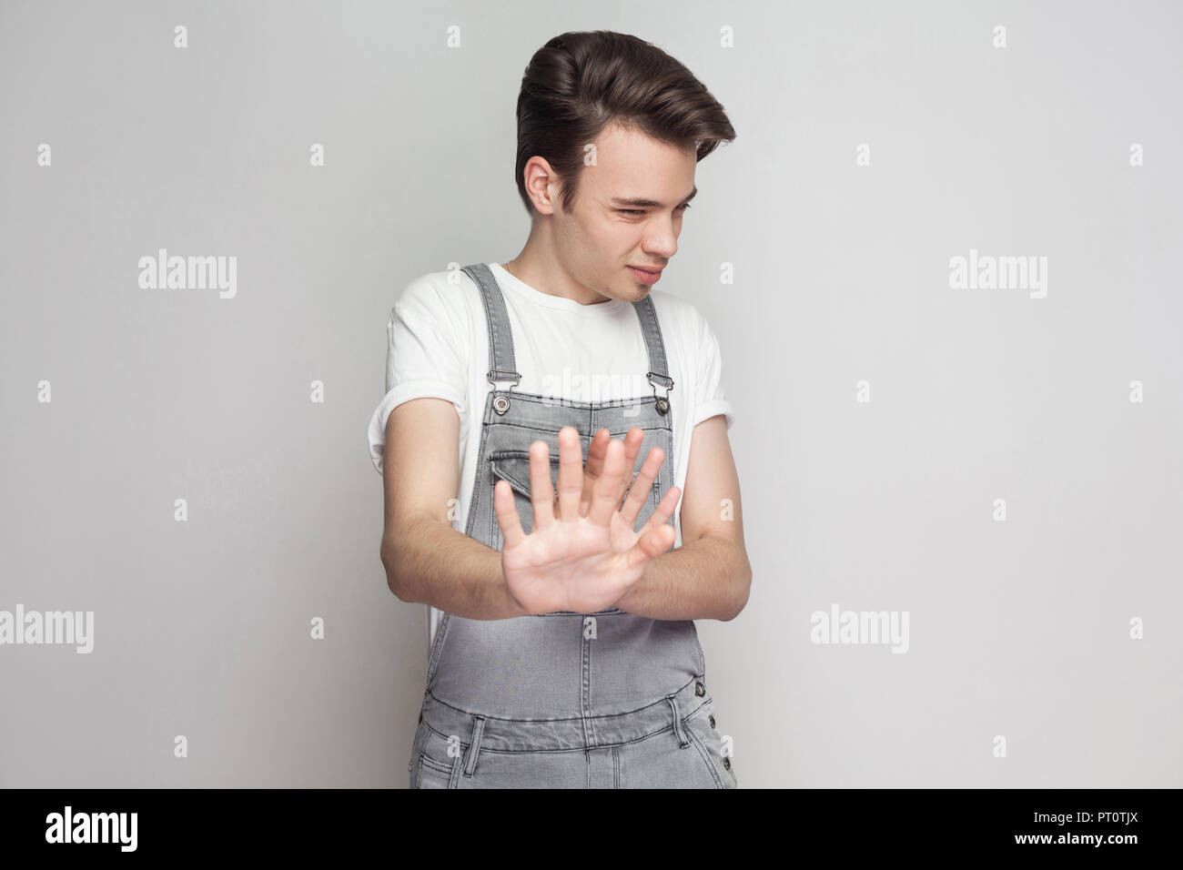 Frustrated white male worker hi-res stock photography and images - Alamy