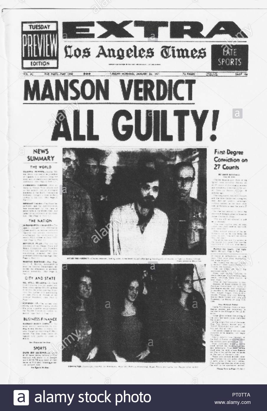 Charles Manson Stock Photos & Charles Manson Stock Images - Alamy