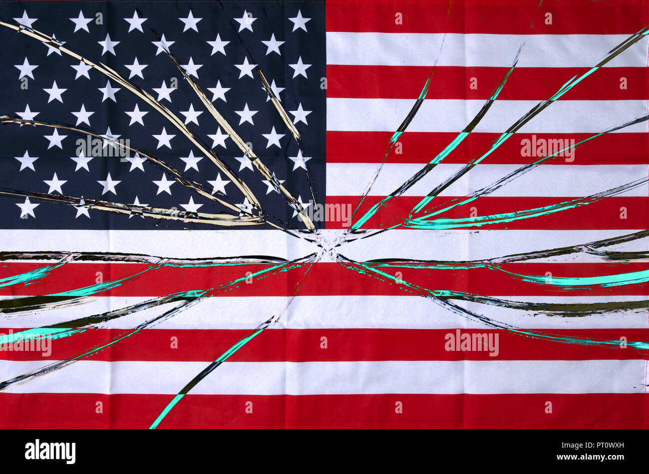 Cracked flag hi-res stock photography and images - Alamy