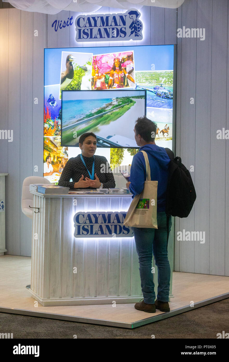 A stand at the Conservative Party Conference promoting The Cayman ...