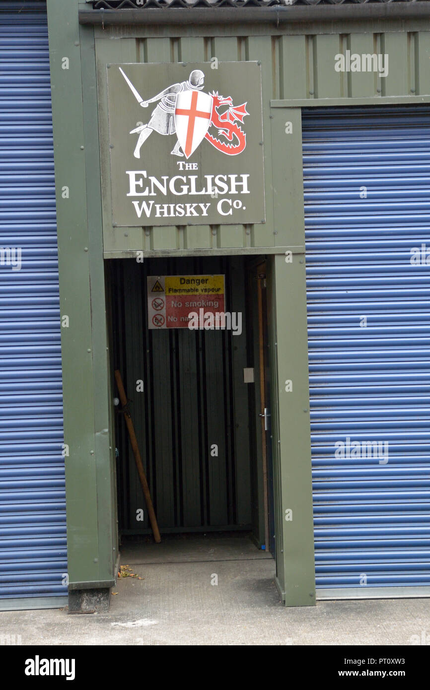 Entrance to English Whisky company bonded warehouse at St George's ...