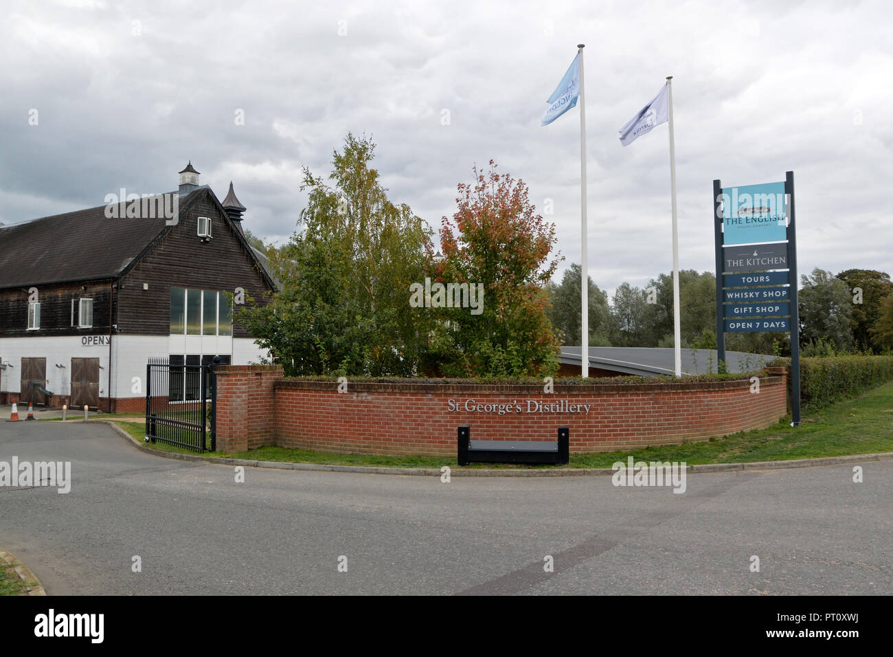 English Whisky company at St George's Distillery, Roudham, Norfolk, UK ...