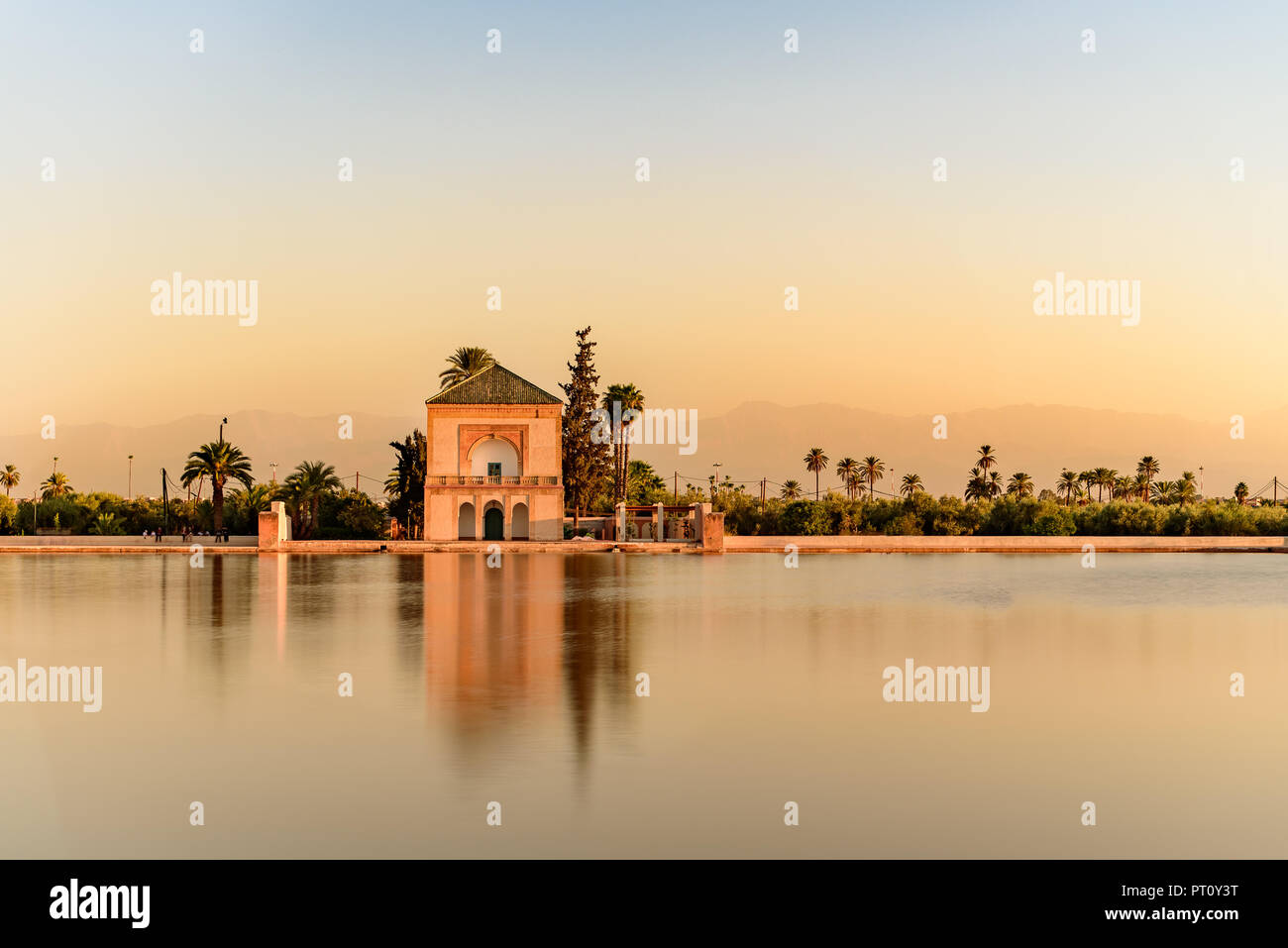 The Menara gardens are botanical gardens located to the west of ...