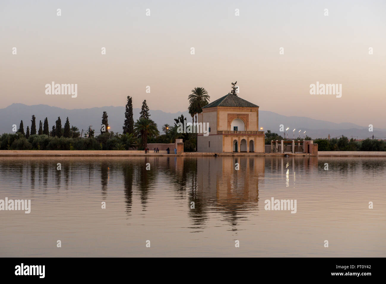 The Menara gardens are botanical gardens located to the west of ...