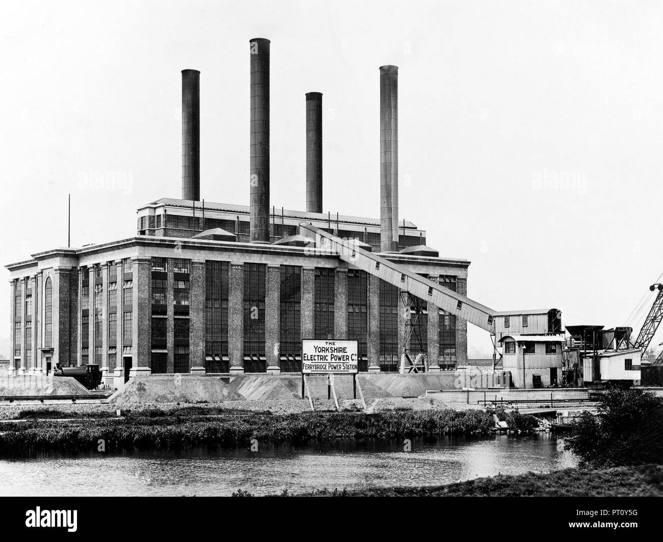Power Station, Ferrybridge early 1900s Stock Photo - Alamy
