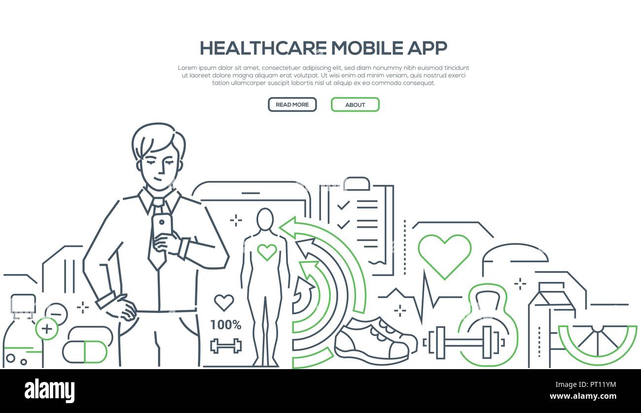 Technology modern lifestyle concept Stock Vector Images - Alamy