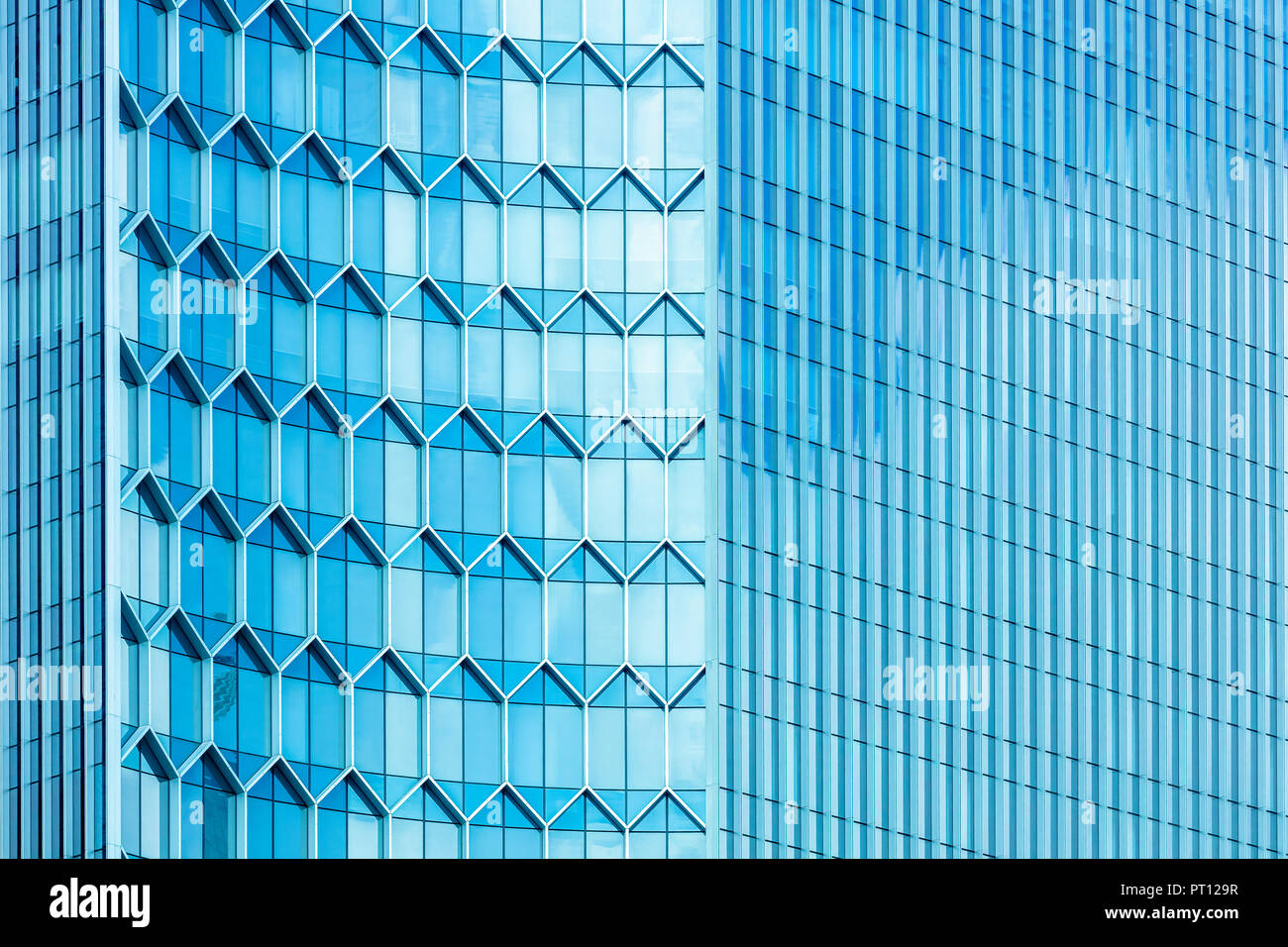 Singapore - August 05 2018: Close up architectural details of DUO Tower ...