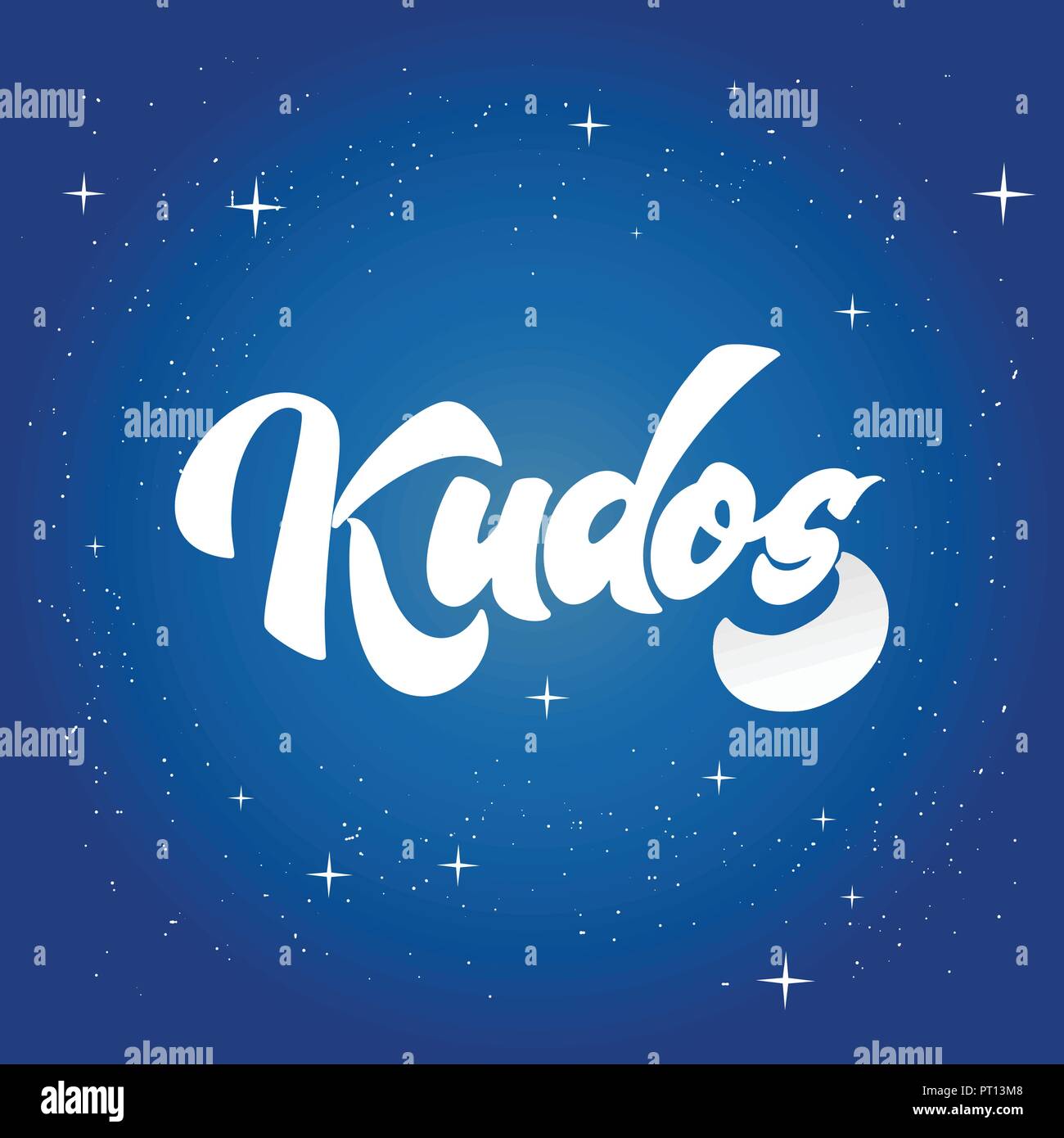 Bravo Kudos. Beautiful greeting card scratched calligraphy text word ...
