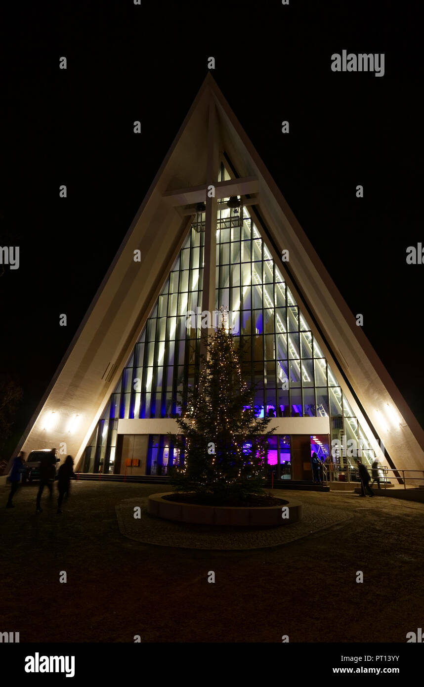 Tromso, Norway:December 20, 2016-Arctic Cathedral Church in Tromso ...