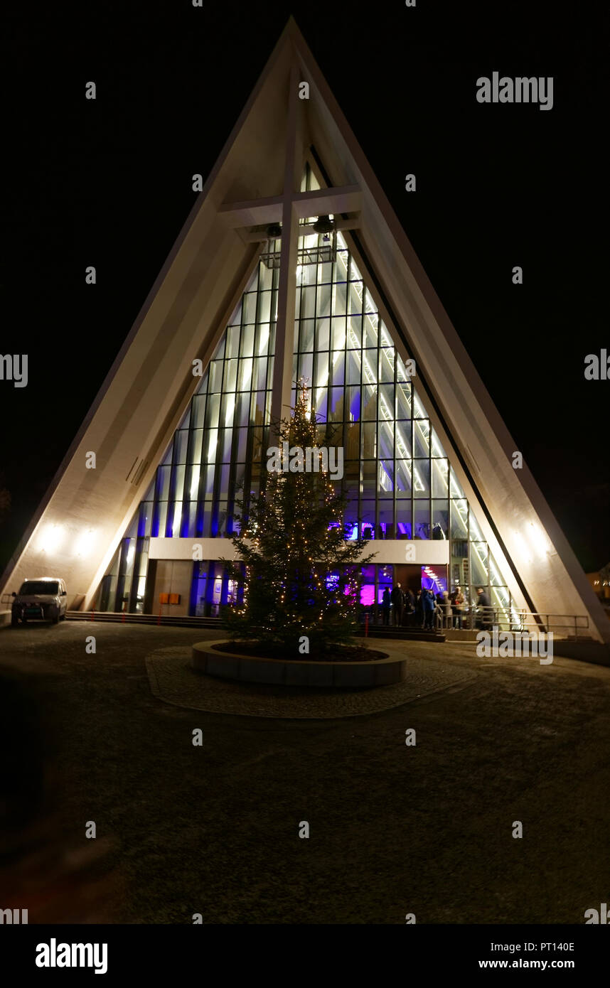 Tromso, Norway:December 20, 2016-Arctic Cathedral Church in Tromso ...