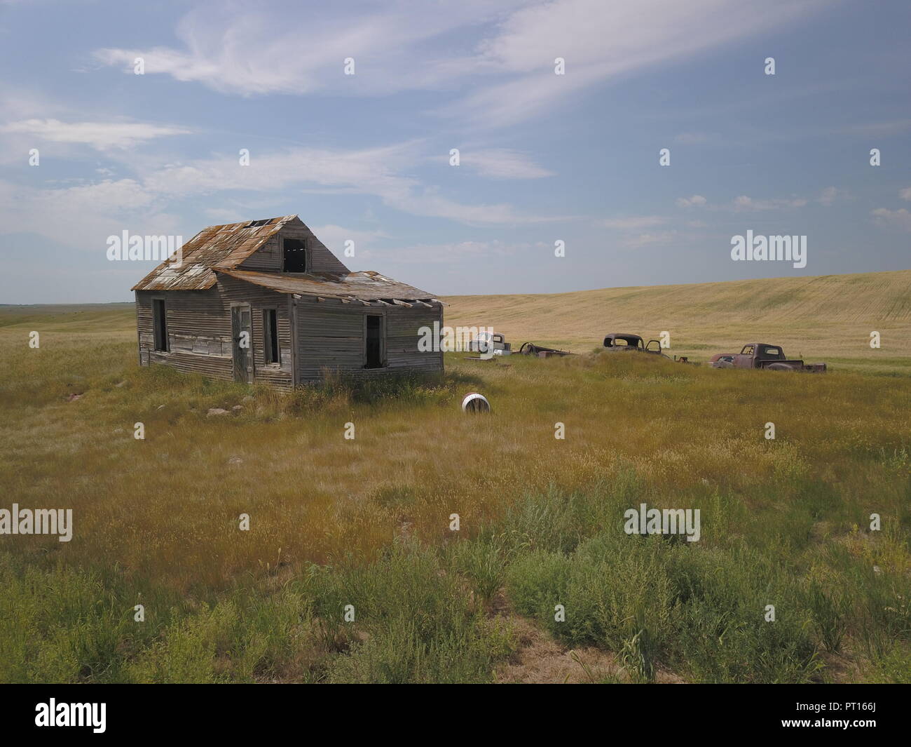 Abandoned homestead, Saskatchewan, Canada, Palliser Triangle, Brian ...