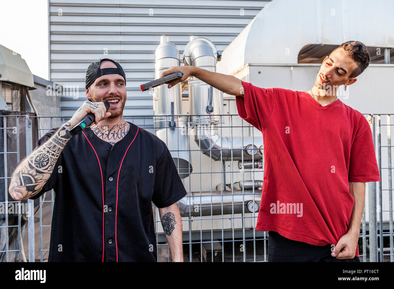 Rapper singing hi-res stock photography and images - Alamy