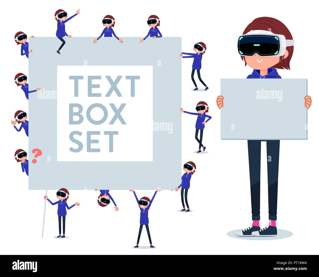 Vr box vector vectors Stock Vector Images - Alamy