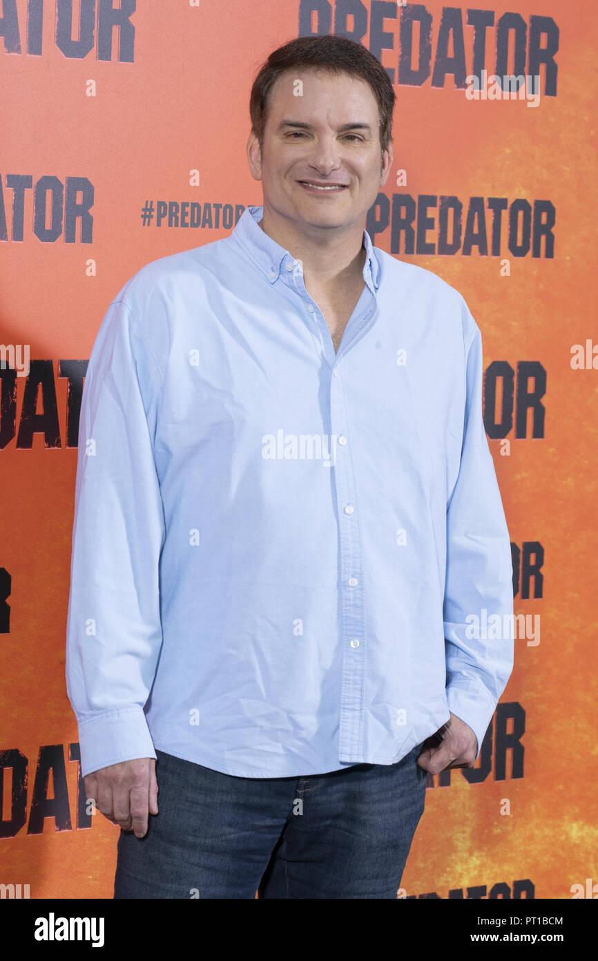 'The Predator' photocall, held at the Villa Magna Hotel in Madrid ...