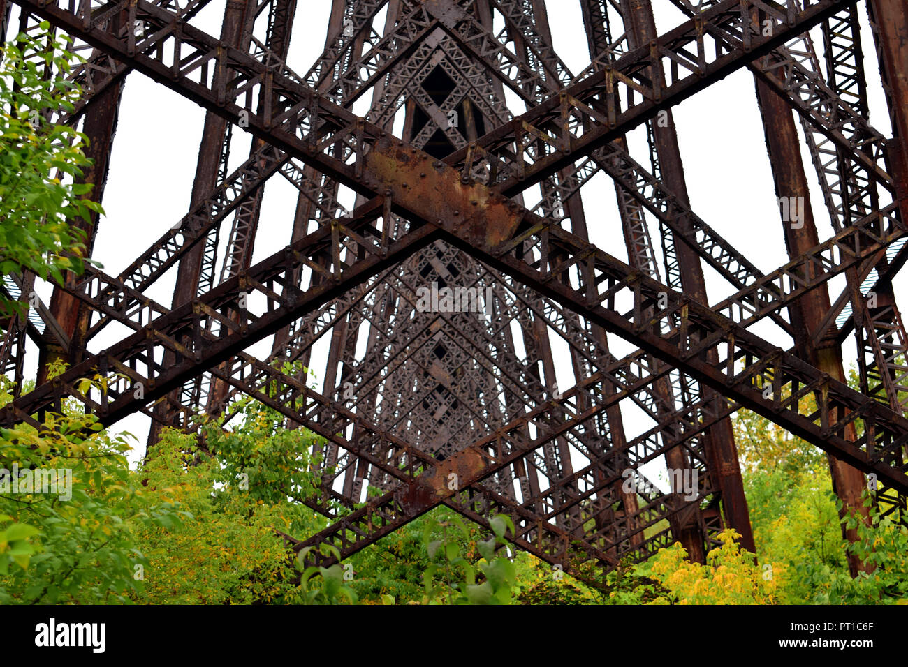 Old railroad bridge Stock Photo - Alamy