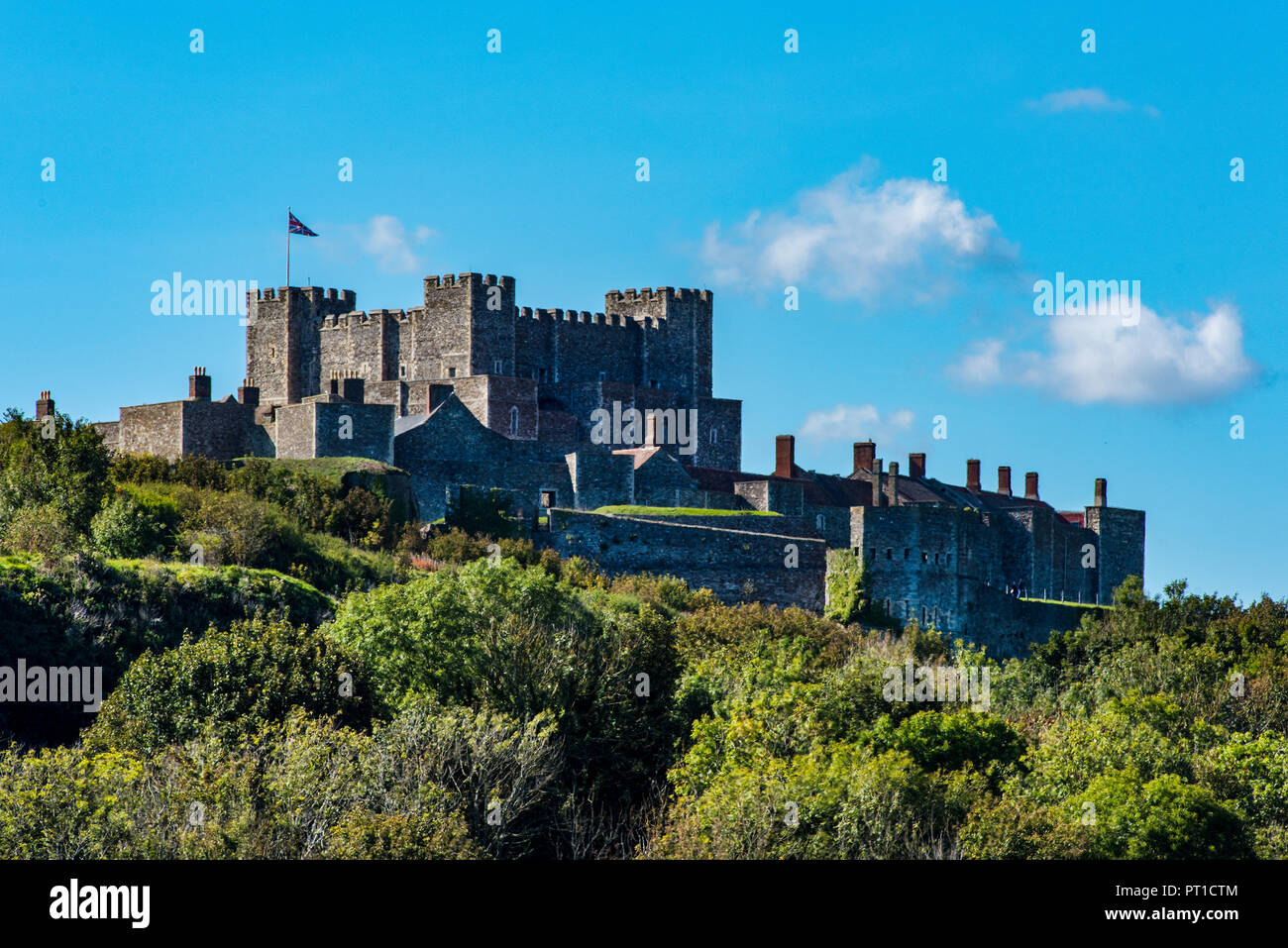 Dover Castle is a medieval castle with parts dating from the 11th ...