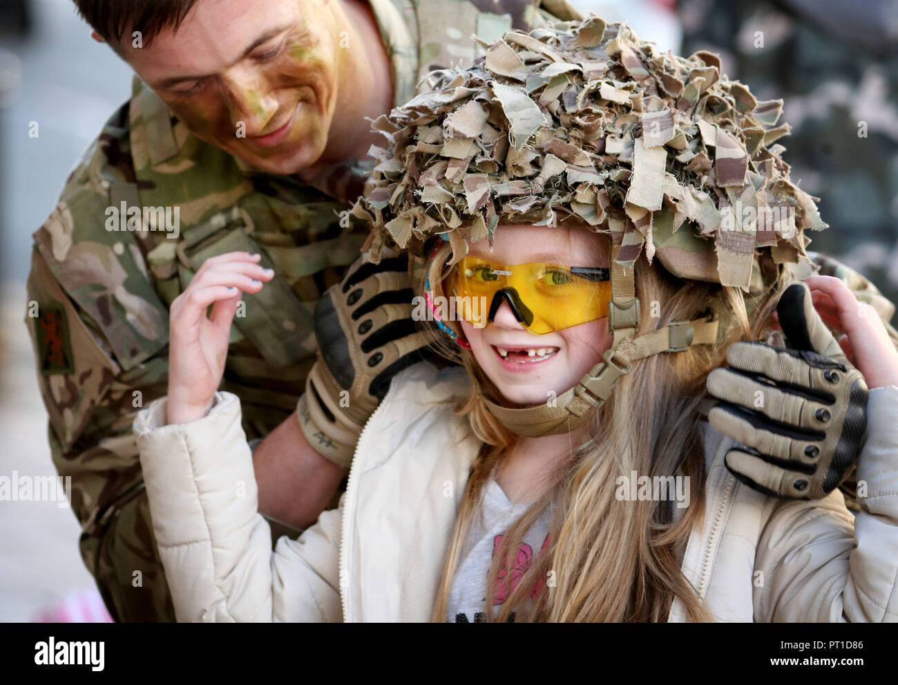 Lance Corporal Anthony Boyle, from Kilmarnock, is reunited with his ...