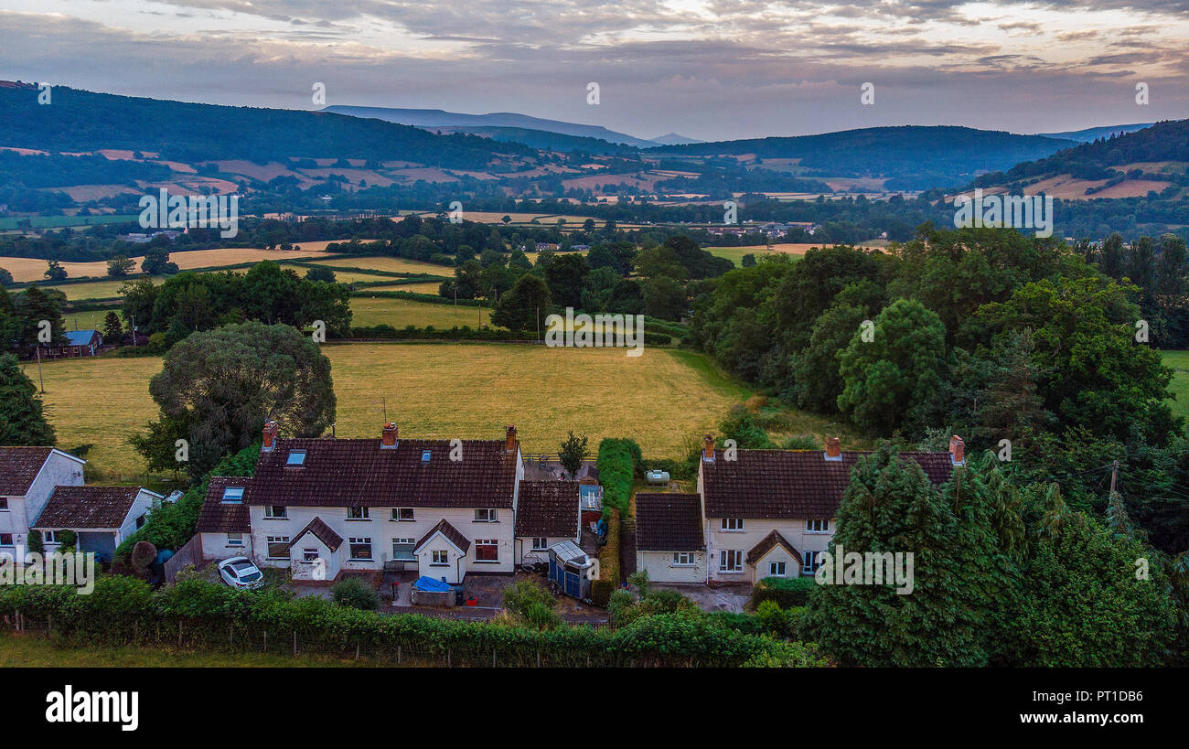 Aerial brecon beacons hi-res stock photography and images - Alamy