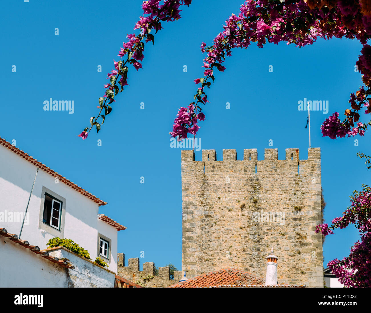 Medieval castle obidos hi-res stock photography and images - Alamy