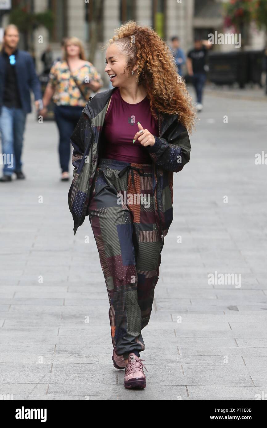 Sigala and Ella Eyre seen arriving at Global studios for radio ...