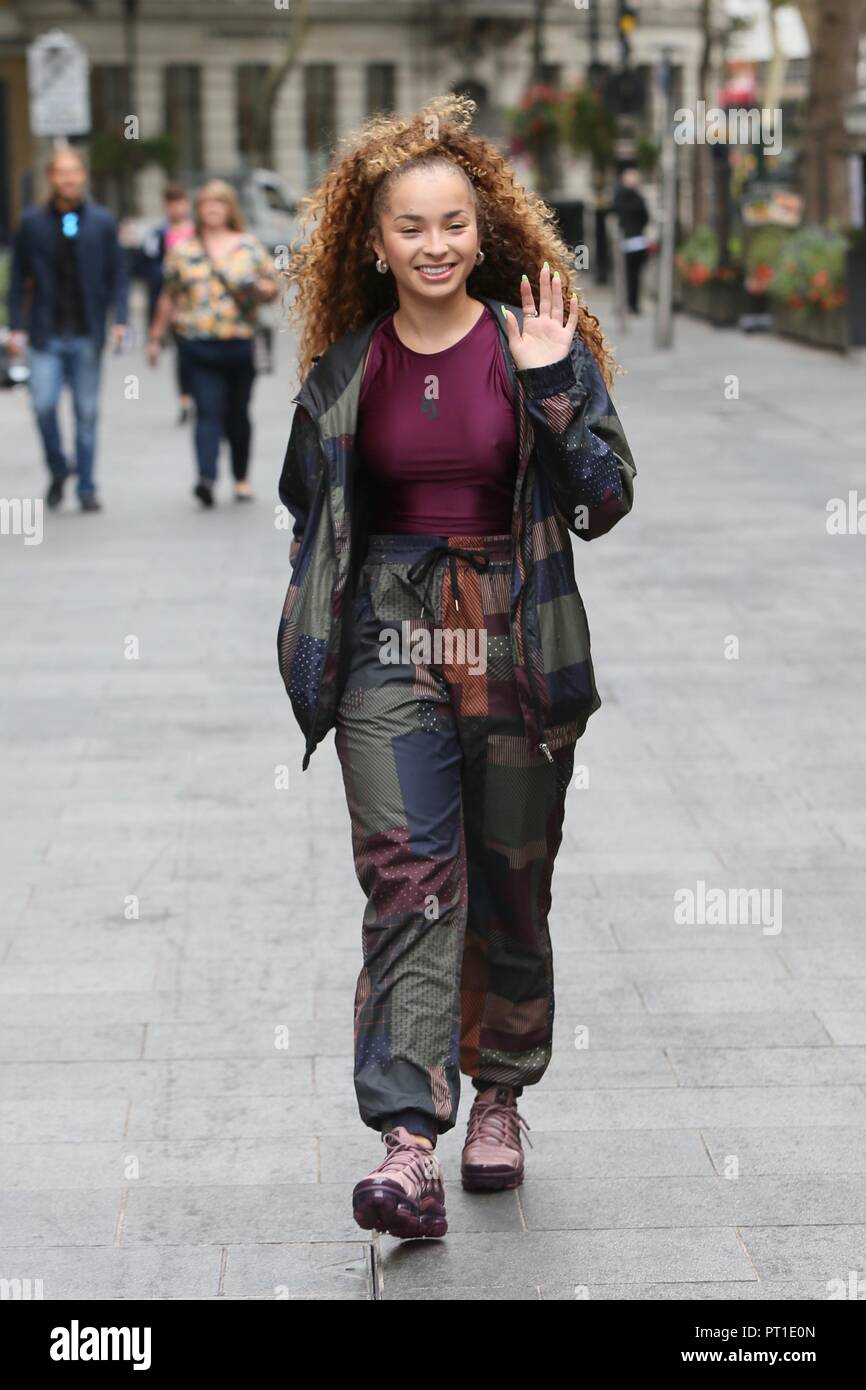 Sigala and Ella Eyre seen arriving at Global studios for radio ...
