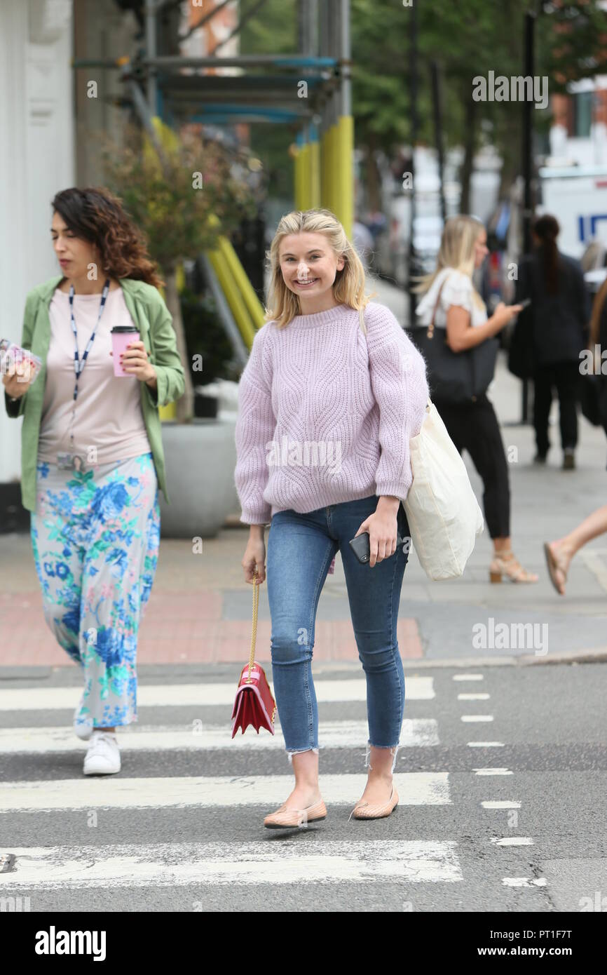 Georgia Toffolo seen out and about in London Featuring: Georgia Toffolo ...