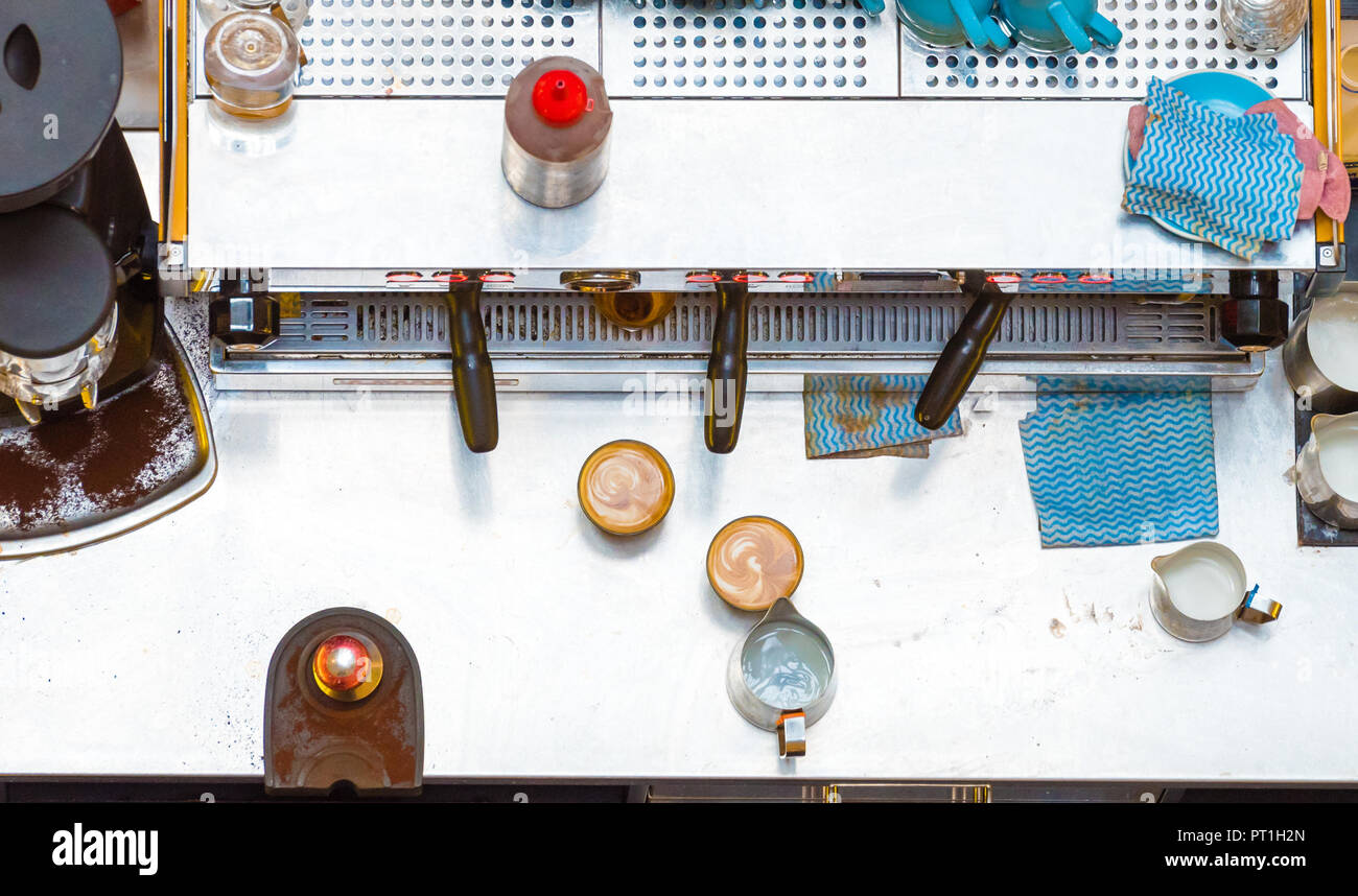 Top view shop counter hi-res stock photography and images - Alamy