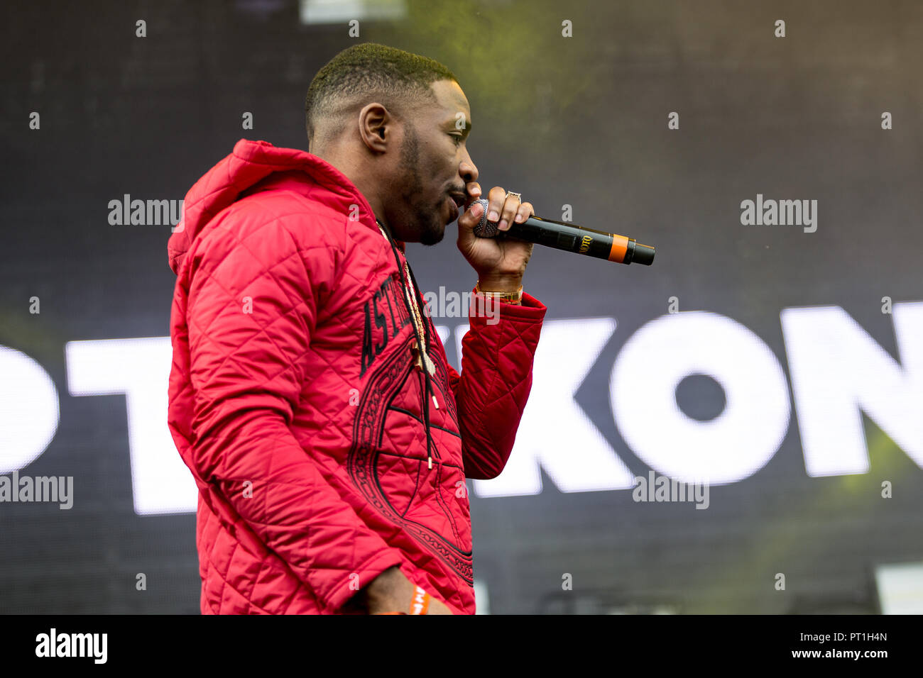 Denmark, Roskilde – July 1, 2017. The English hip hop duo Krept & Konan ...