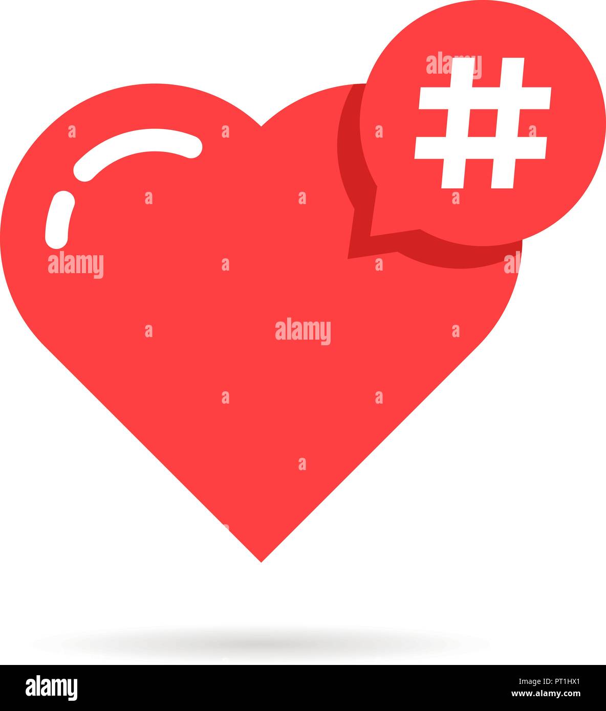 Hashtag logo Stock Vector Images - Alamy