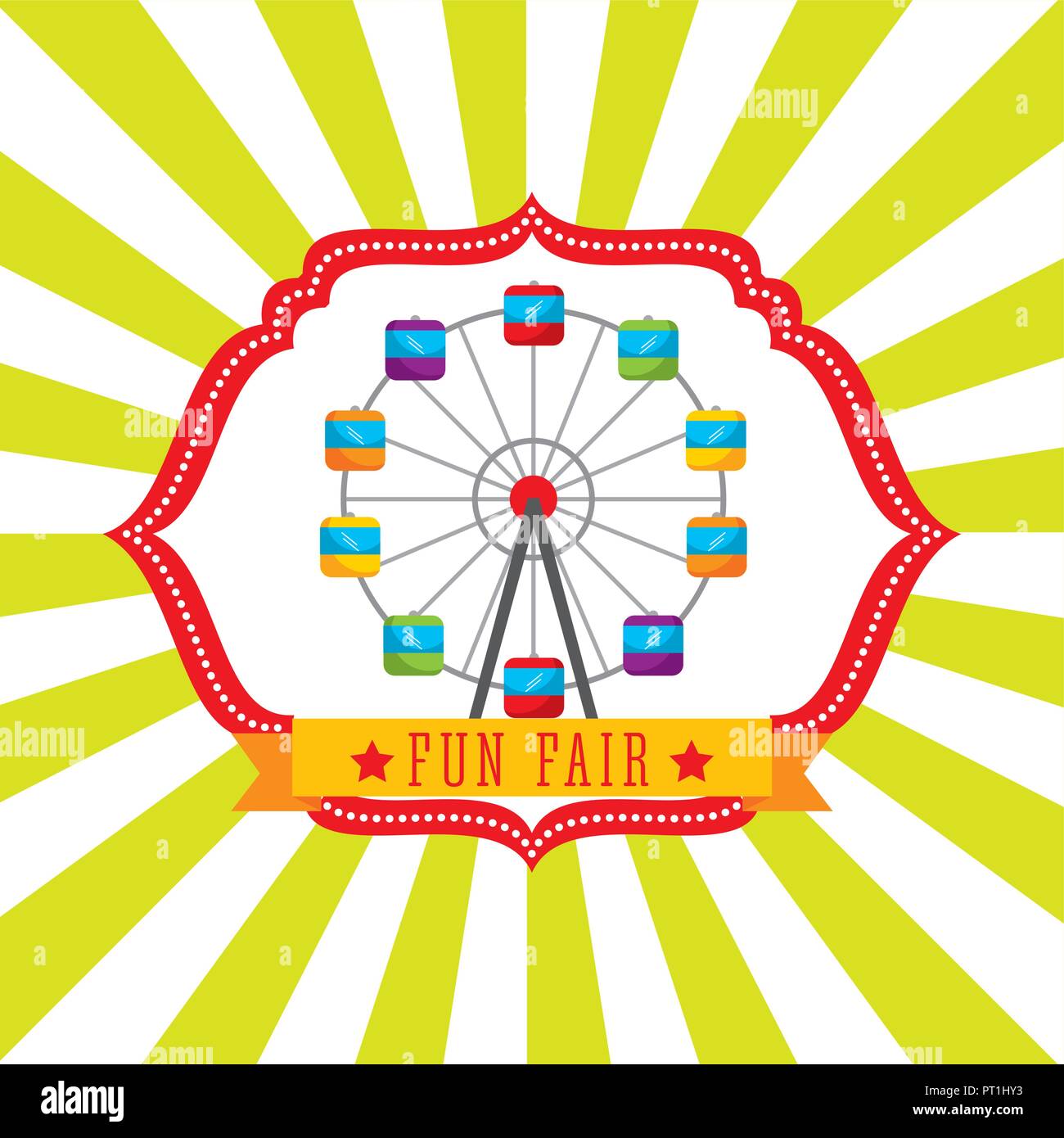 Retro fairground attraction Stock Vector Images - Alamy