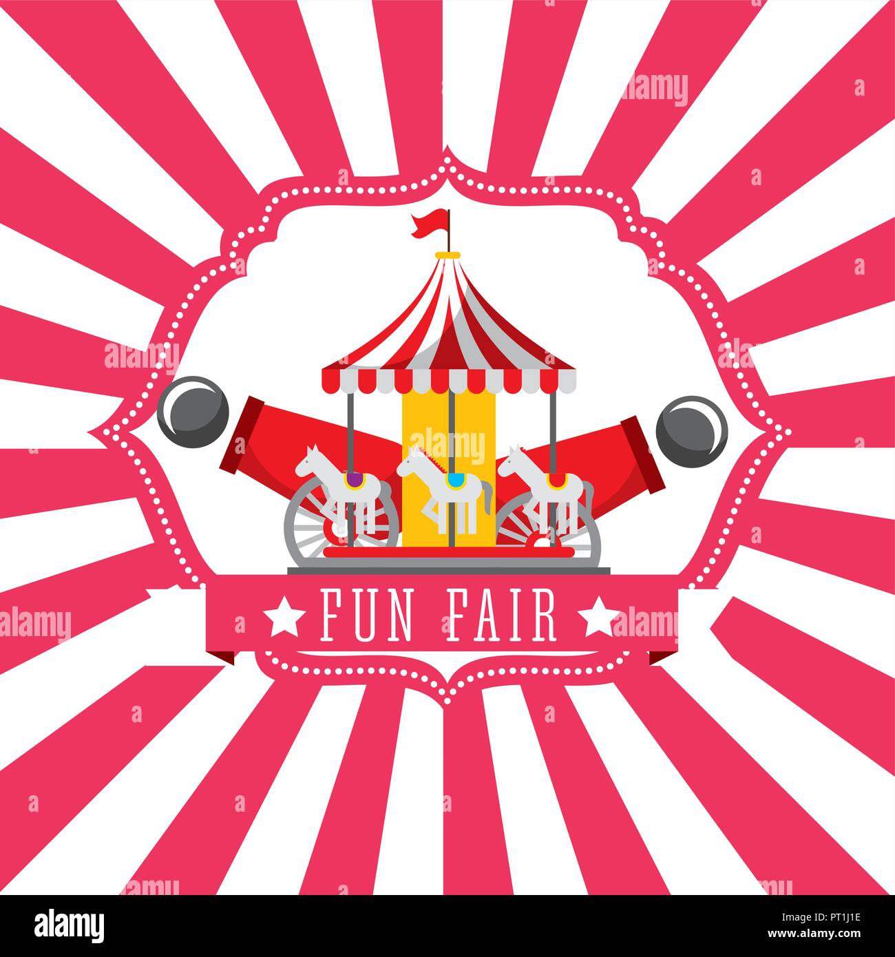Funfair retro Stock Vector Images - Alamy
