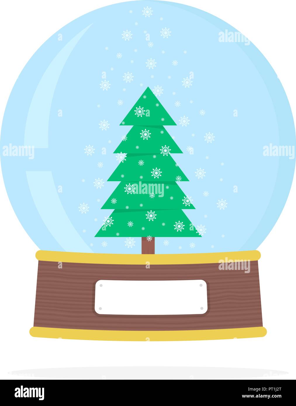 Decoration xmas snow in Stock Vector Images - Alamy