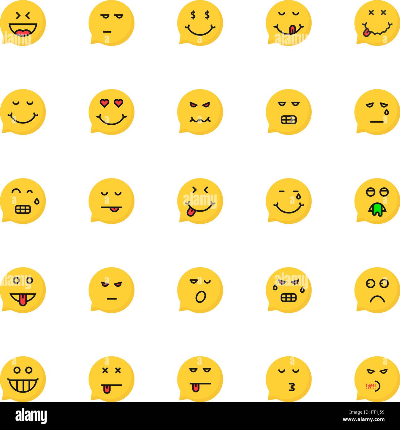 Rude tongue Stock Vector Images - Alamy