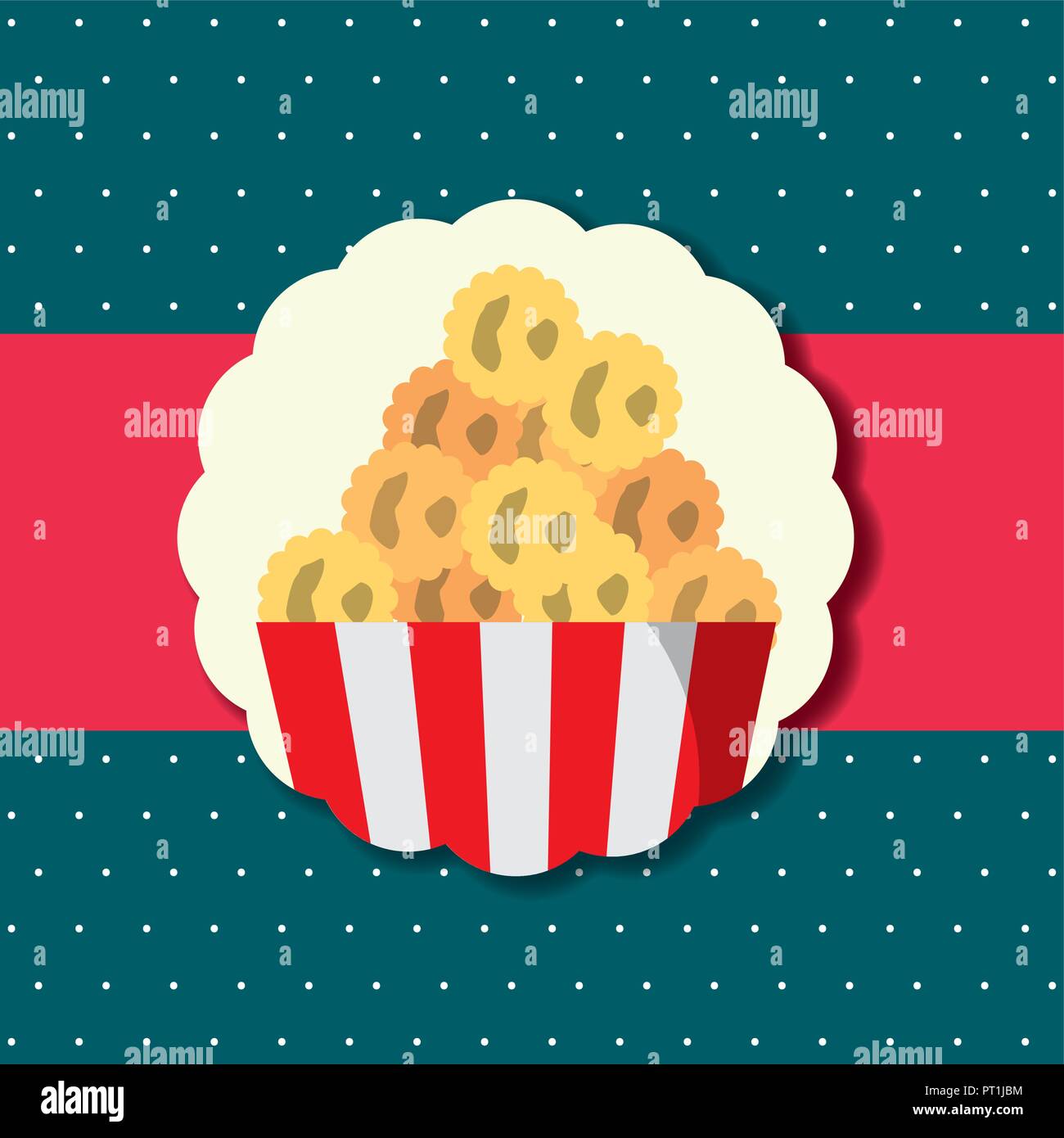 Carnival snacks Stock Vector Images - Alamy