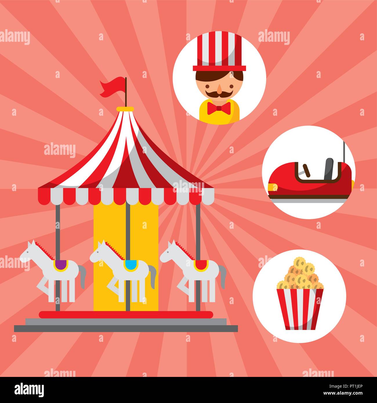 Car ride fair Stock Vector Images - Alamy
